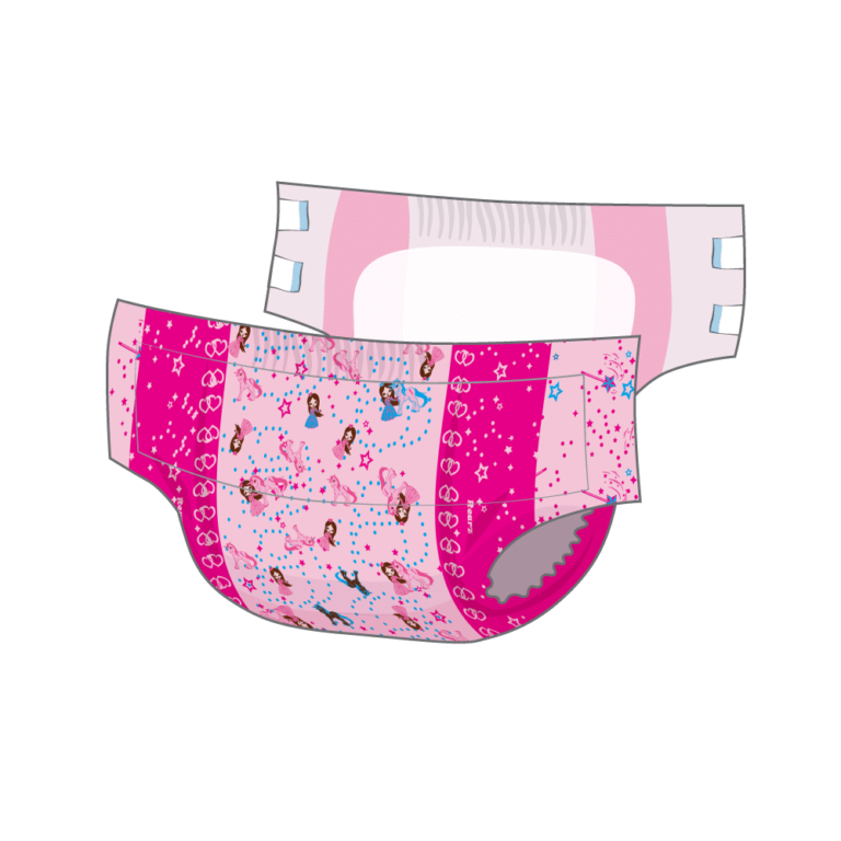 Rearz Princess Pink Adult Diapers • DDLG Boutique